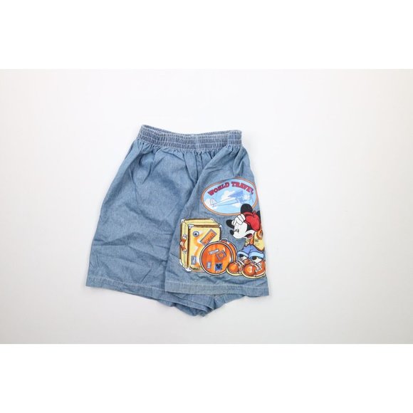 Disney | Shorts | Vintage 9s Disney Womens Medium Distressed Mickey ...